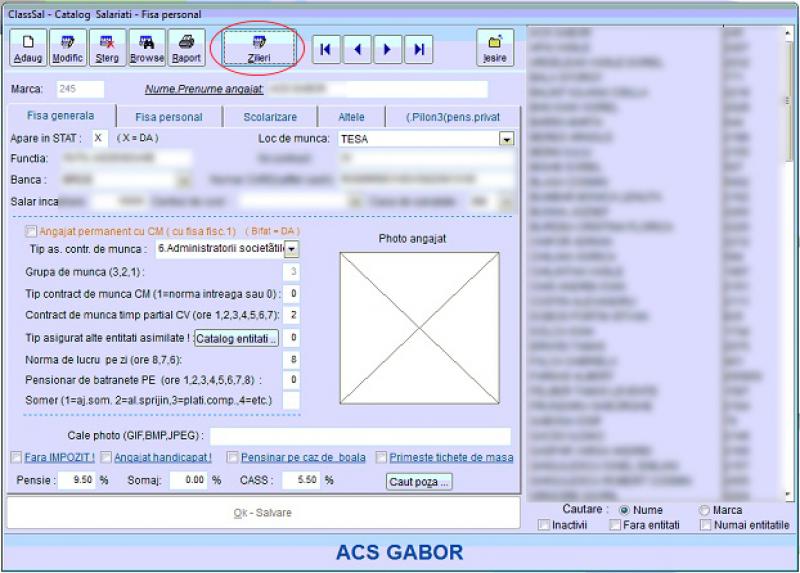 Update Visual ClassSal 19.05